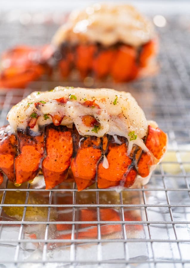 Garlic lobster tails stock photo. Image of shellfish - 279375166