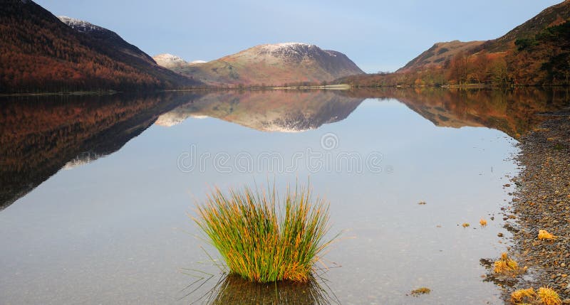 Buttermere Cumbria stock image. Image of morning, district - 23107421
