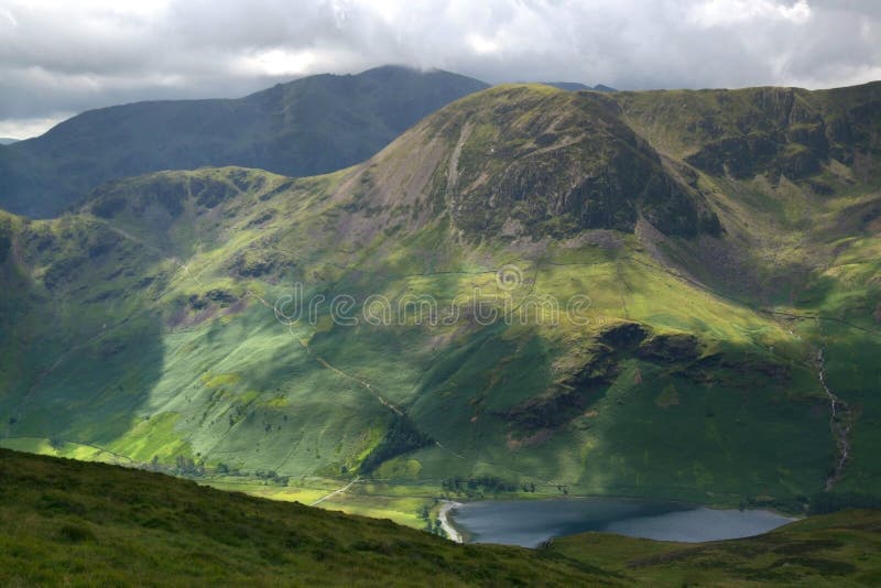 Buttermere Valley stock image. Image of weather, fells - 11928571