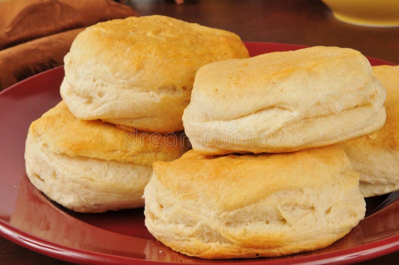 Buttermilk biscuits stock image. Image of baked, plate - 35133385