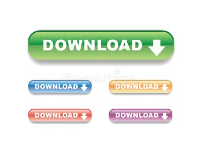 Button stock vector. Illustration of bright, glass, push - 19587880