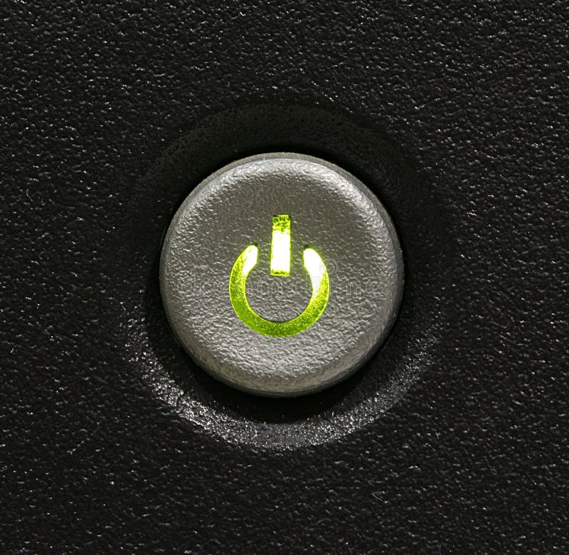 Power button stock image. Image of electricity, black, macro - 631003