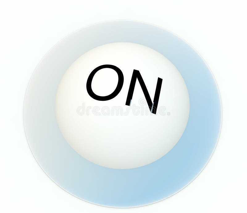On Button Picture. Image: 4711995