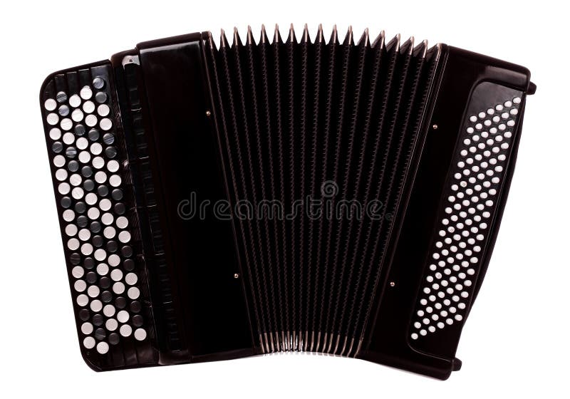 Button Accordion - Close Up Stock Image - Image of melody, instrument ...