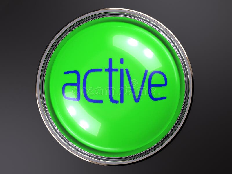 Button active stock photo. Image of focus, chair, design - 58513598