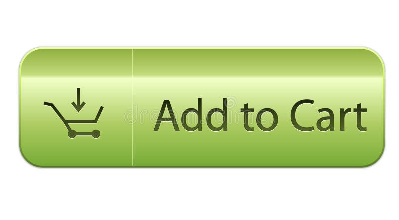 Button Add to Cart stock vector. Illustration of cart - 25292577