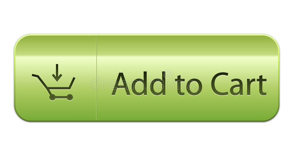 Button Add to Cart stock vector. Illustration of cart - 25292577