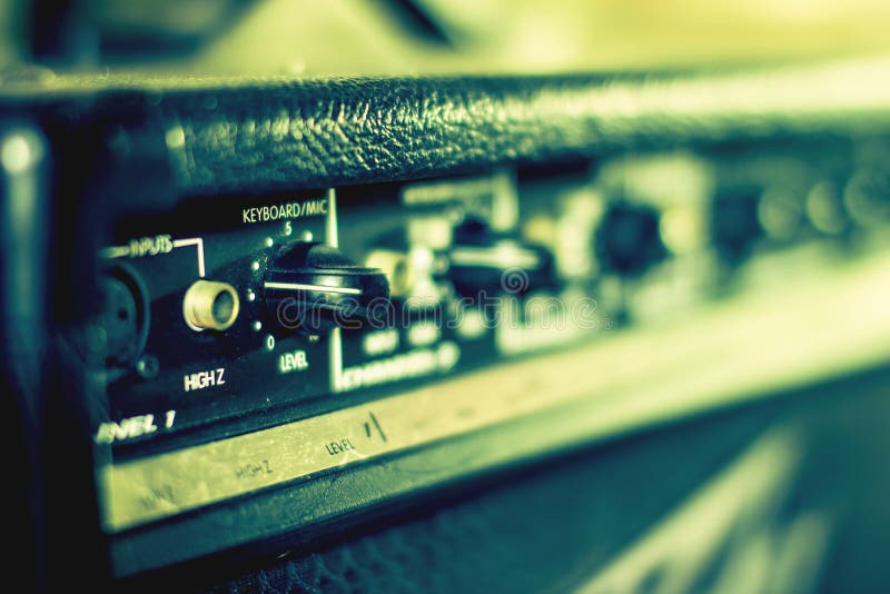 Button and Adjust the Volume Control of Keyboard. Stock Photo - Image ...