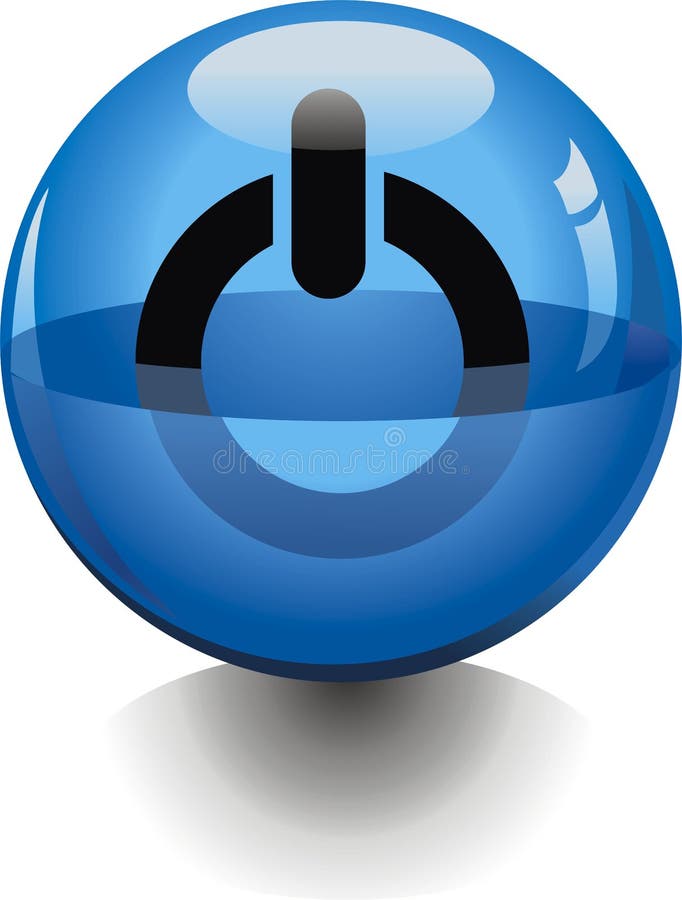 Aqua web button stock illustration. Illustration of circle - 69946