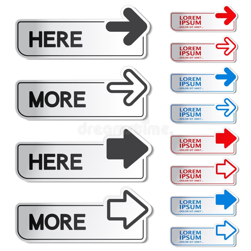 More Arrow stock illustration. Illustration of plus, communicate - 5993119