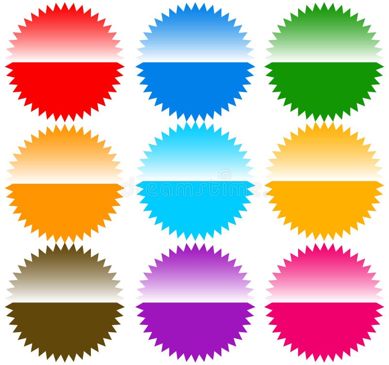 Button / Badge / Pin / Tag / Label Shapes, Elements Stock Vector ...