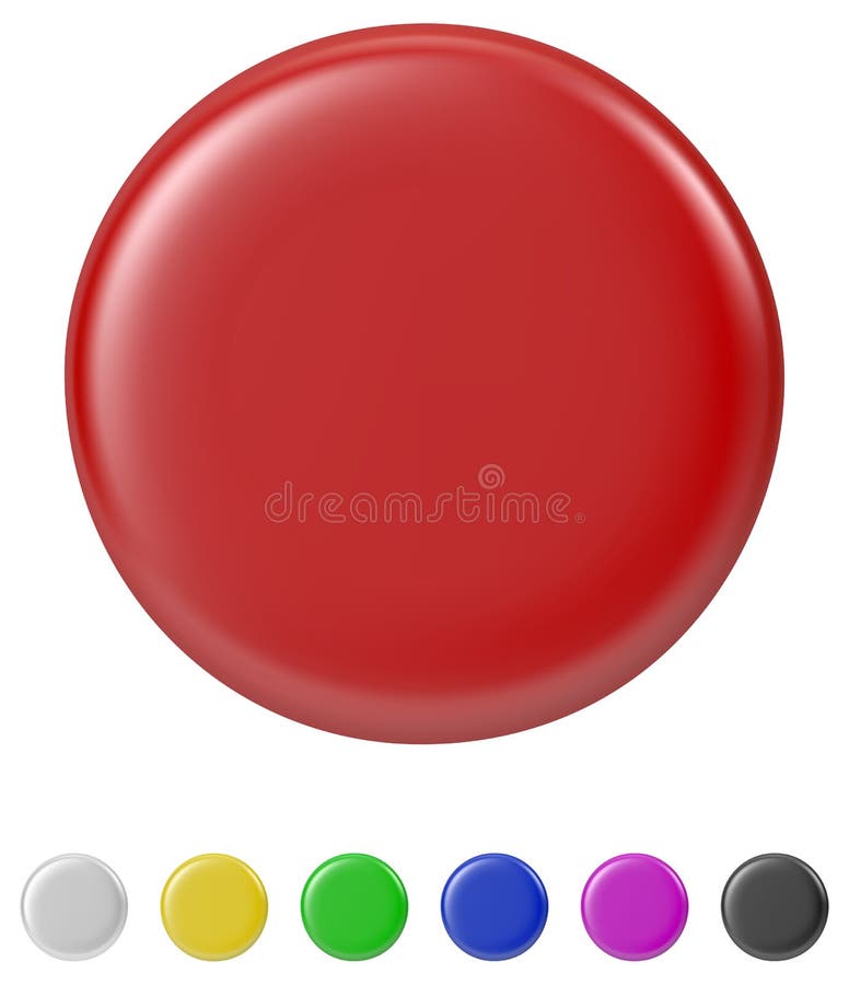 Button badge set stock vector. Illustration of clean - 105081540