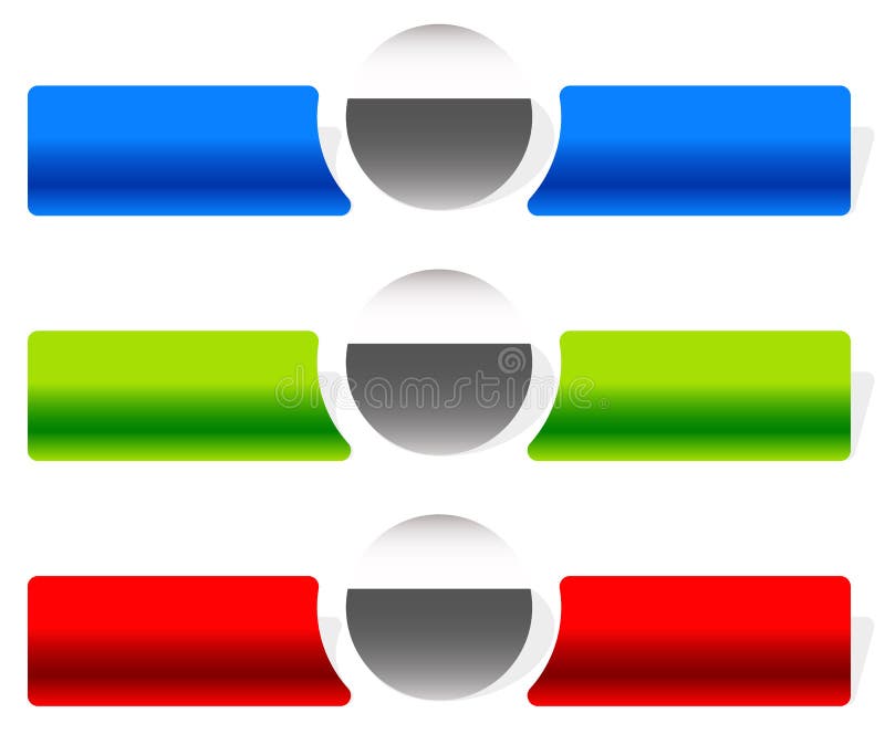 Button or Banner Elements. Colorful Label, Tag for Your Messages Stock ...