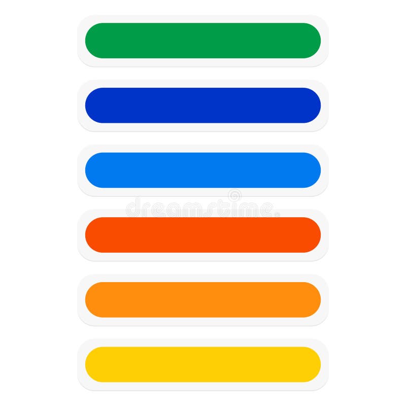 Button / Banner Rectangles with Color Combination. Navigation Stock ...