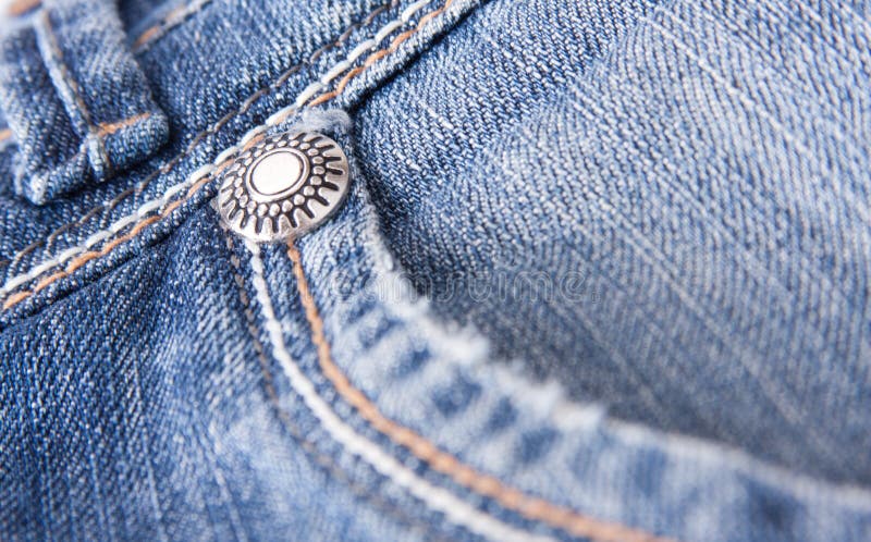 Button on blue jeans stock photo. Image of clothing, material - 18101492
