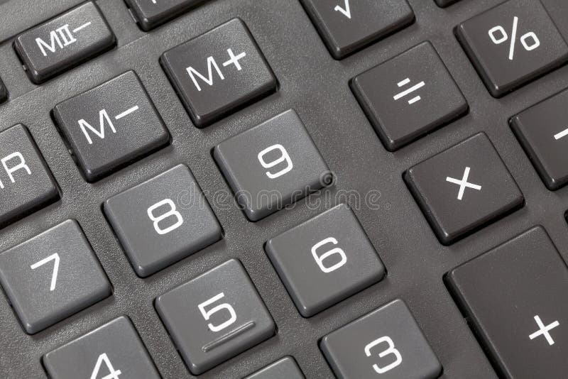 Buttons of calculator stock image. Image of account, economy - 16590101