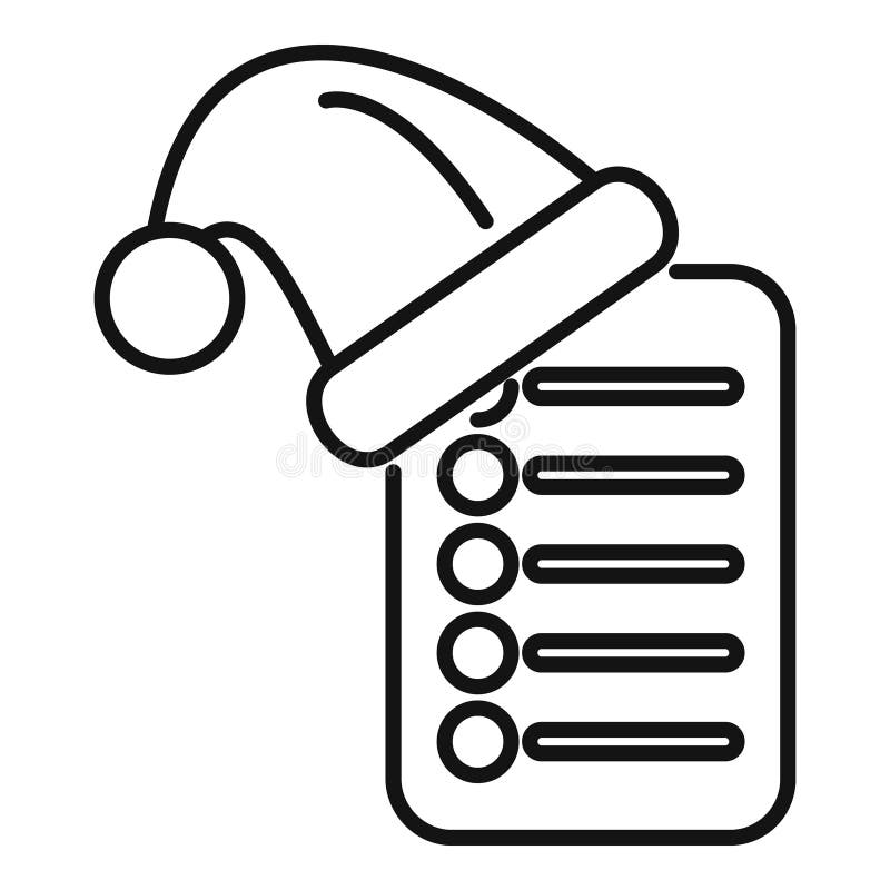 Button Care List Icon Outline Vector. Favorite Order Stock Vector ...