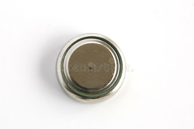 Button cell stock photo. Image of accessory, button, electricity - 21891626