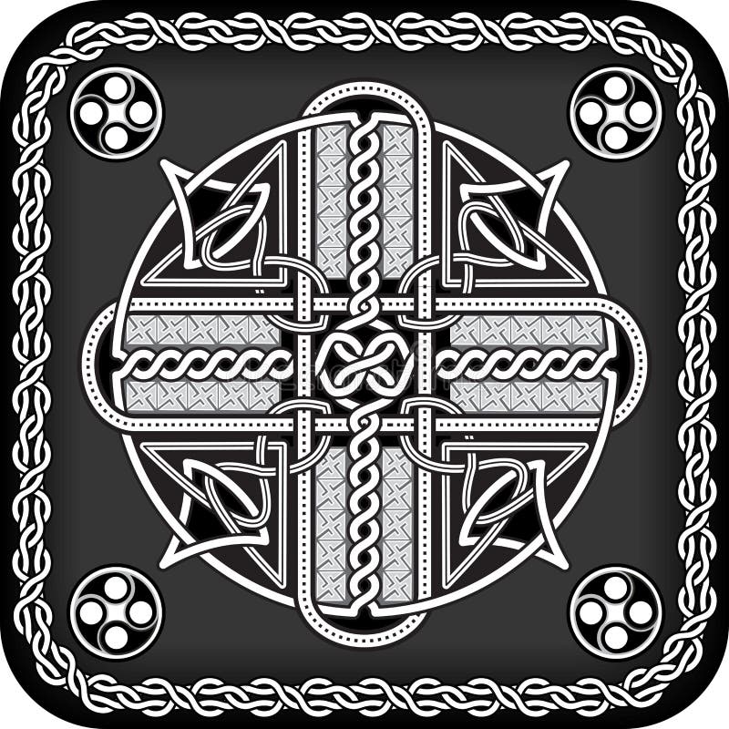 Vector Celtic Cross Traditional Ornament Stock Vector - Illustration of ...