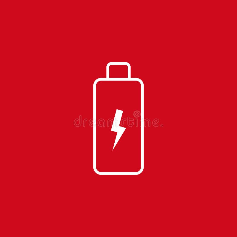 Button Charging Icon Vector Template Design Illustration Stock Vector ...