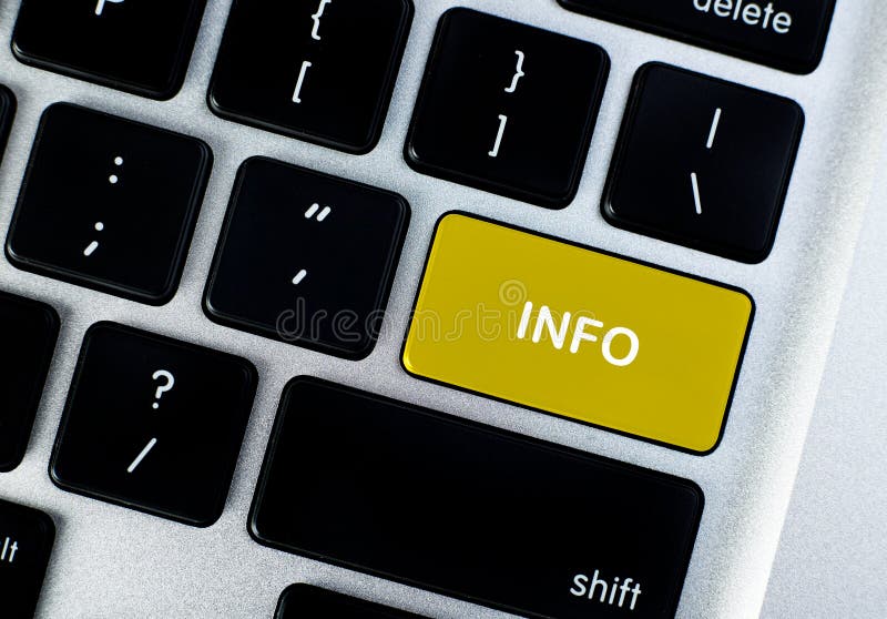 Keyboard INFO stock image. Image of info, button, help - 3666707