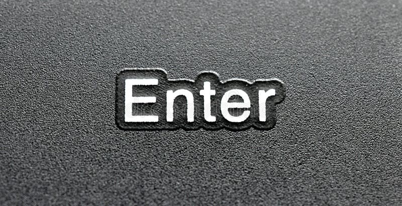 Button from the Computer - Enter Stock Image - Image of modern, view ...