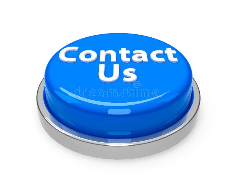 Blue contact button stock illustration. Illustration of office - 30595807