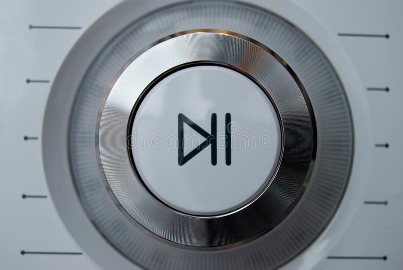 Button on a control panel stock image. Image of beginnings - 5286987