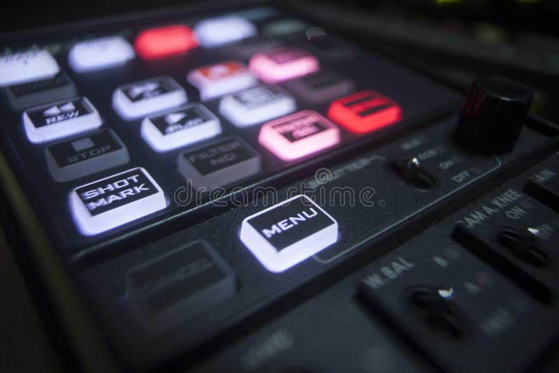 Button on the Control Panel Stock Photo - Image of professional ...