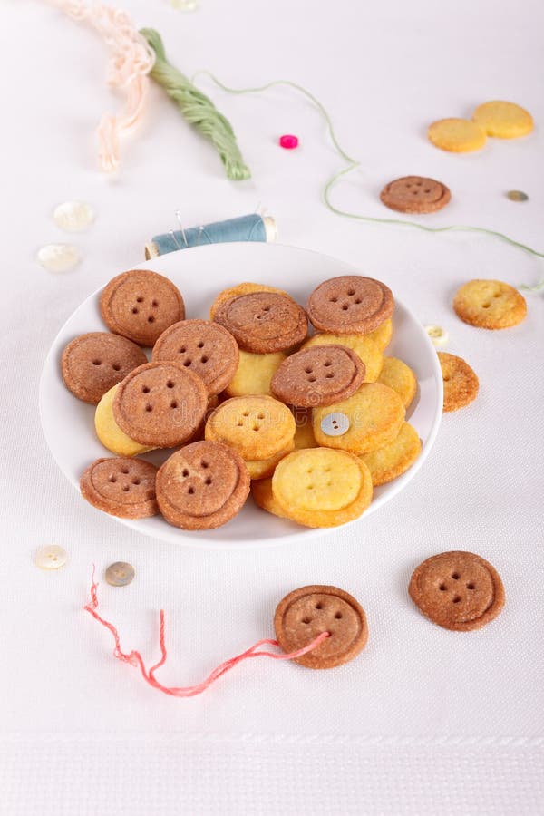 Button cookies stock photo. Image of homemade, delicious - 47724764