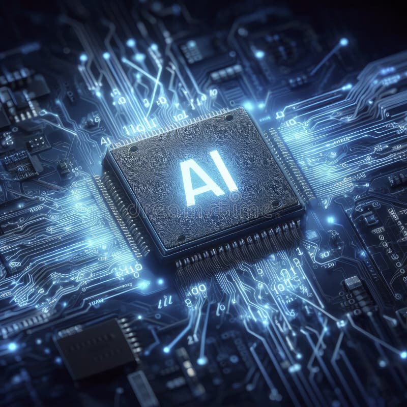 Button for Creating Artificial Intelligence in a Neural Network. Ai ...