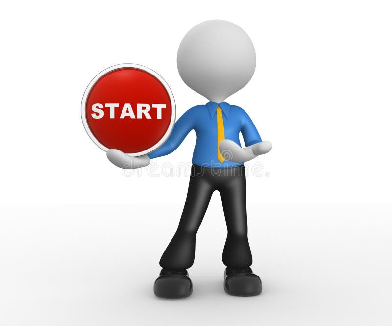 Button stock illustration. Illustration of positive, conceptual - 30418368