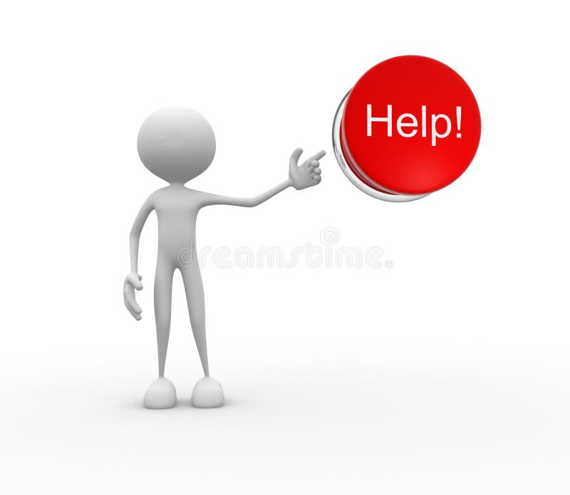 3d Person Pressing Button Stock Illustrations – 130 3d Person Pressing ...