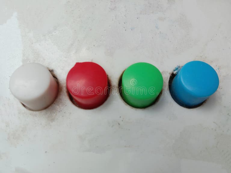 Button, a Device Operated by Pressing To Connect, Disconnect, or ...