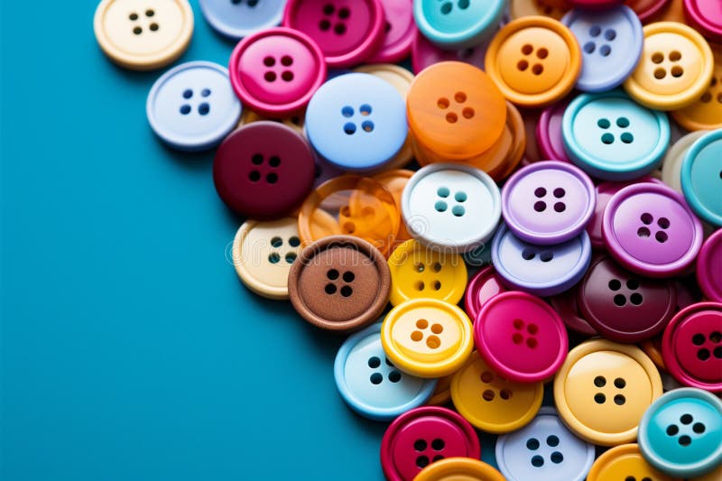 Button Diversity Multicolored Sewing Buttons, Perfect for Textile ...