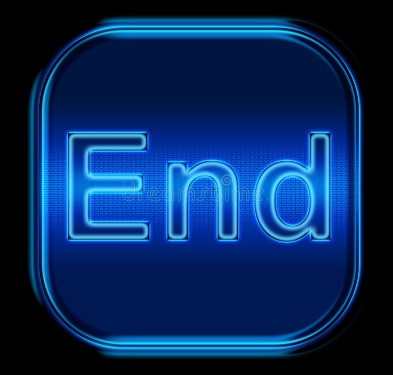 The end stock image. Image of wood, display, entertainment - 6302699