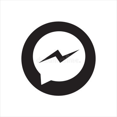 Button Facebook Messenger Icon or Logo Editorial Stock Image ...