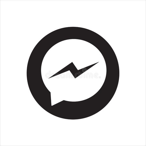Button Facebook Messenger Icon or Logo Editorial Stock Image ...