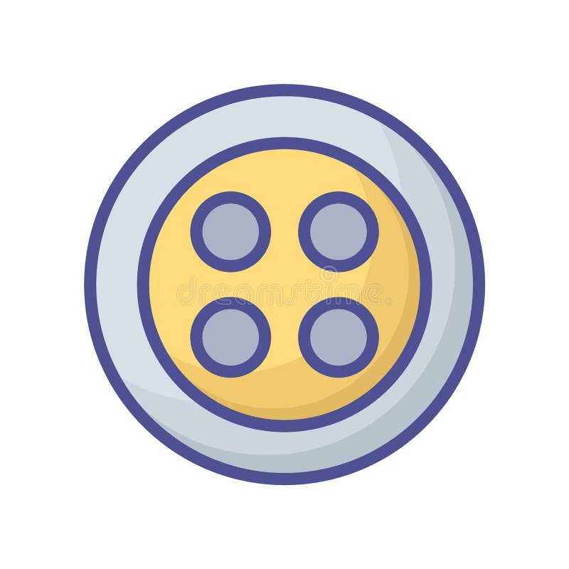 Button Fill Inside Vector Icon Which Can Easily Modify or Edit Stock ...