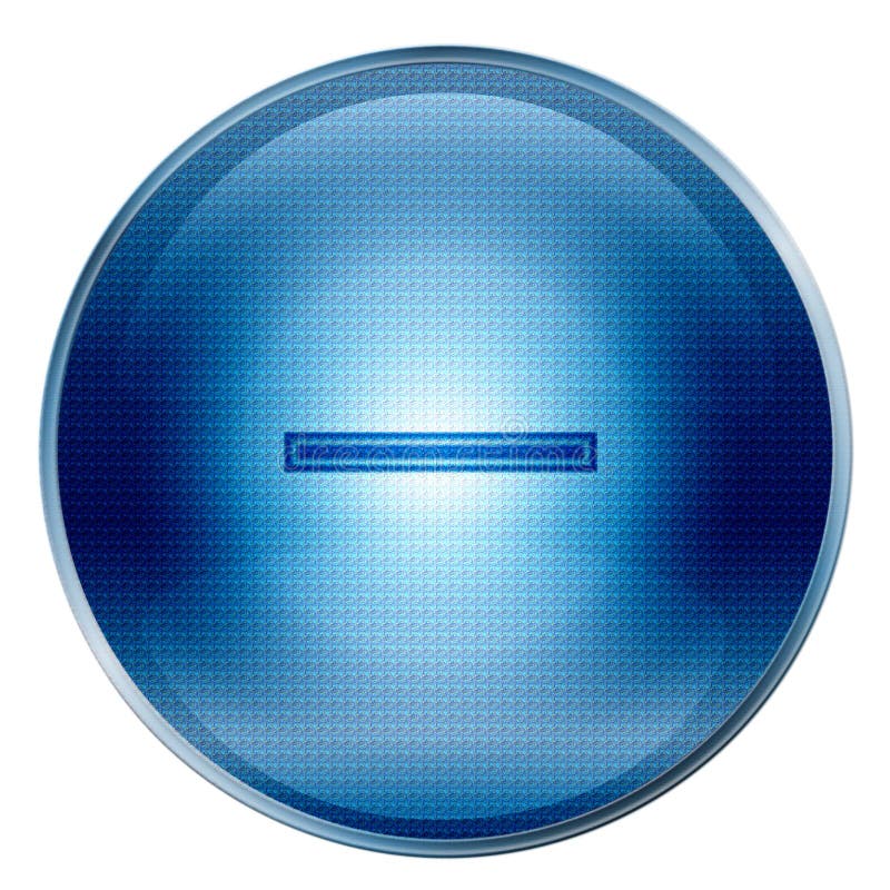 The button Hyphen blue stock illustration. Illustration of closeup ...