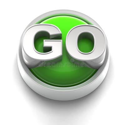 Button Icon: GO stock illustration. Illustration of button - 17212255