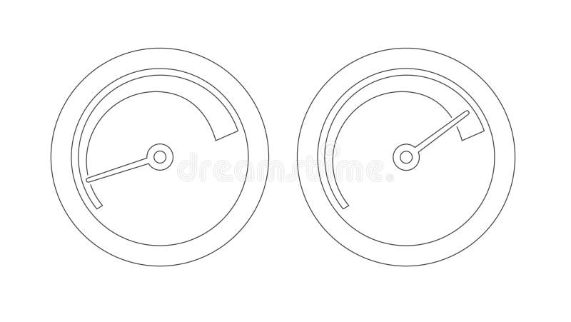 Speed icon set stock vector. Illustration of graphic - 210013369