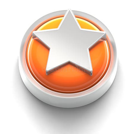 Button Icon: Star stock illustration. Illustration of rendering - 17212129