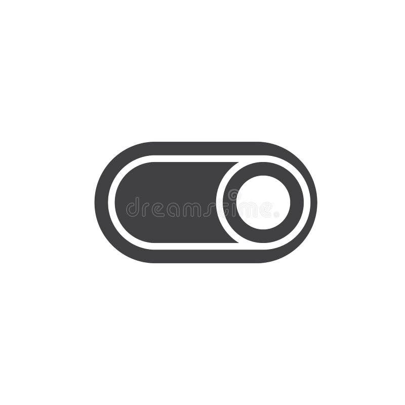 Button icon vector stock vector. Illustration of glyph - 100848305