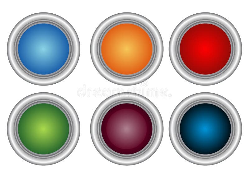 Button icons stock vector. Illustration of electronic - 10805397