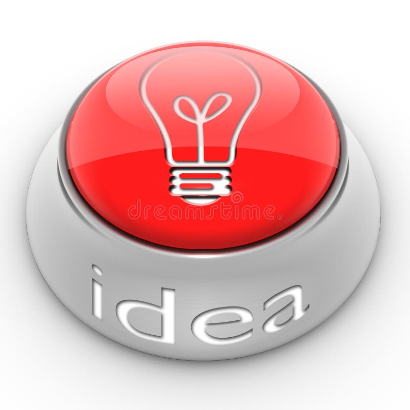 Button Idea stock illustration. Illustration of isolated - 16038677