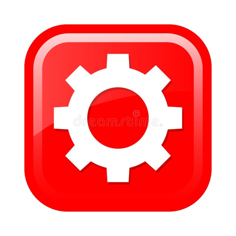 Gear vector icon stock vector. Illustration of circle - 108188439