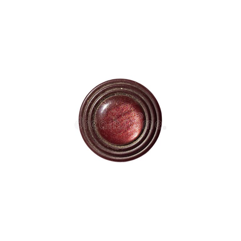 Button, Insulation on a White Background Stock Photo - Image of glossy ...