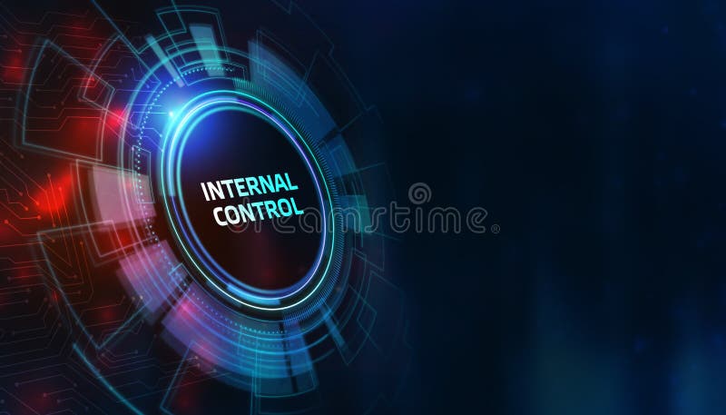 IC, Internal Control. Concept with Keyword, People and Icons. Flat ...