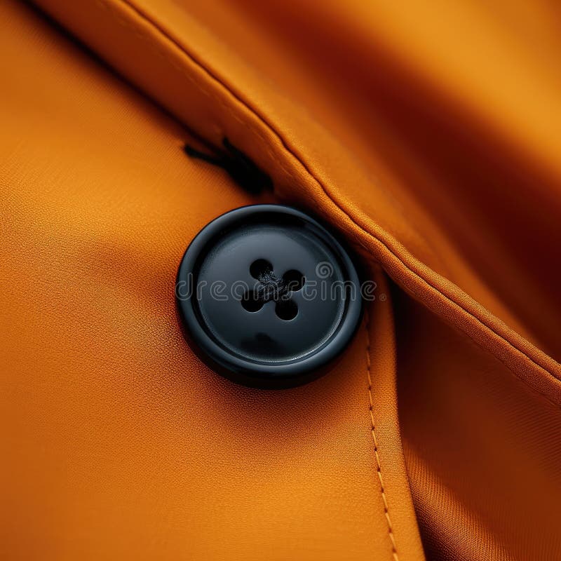 A button on a jacket stock illustration. Illustration of accessory ...